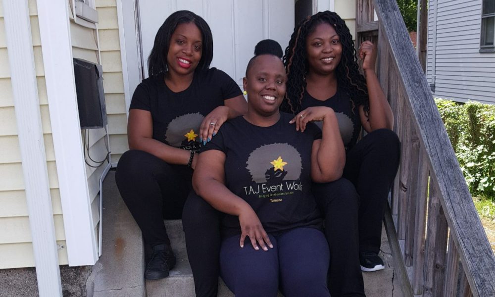 Meet Chantel Daley-Grant, Tamara Humphries and Boniele Parr of T.A.J Event Works in Roslindale ...